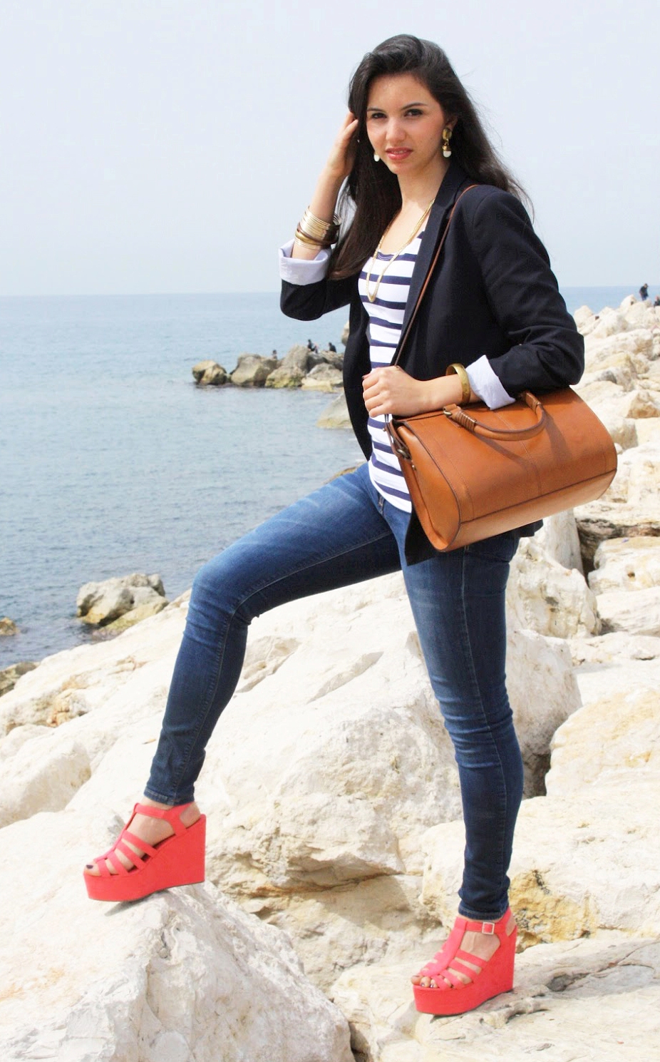 Camera Clothes and Cranberry: Get the Marine look with Michelle, my model!