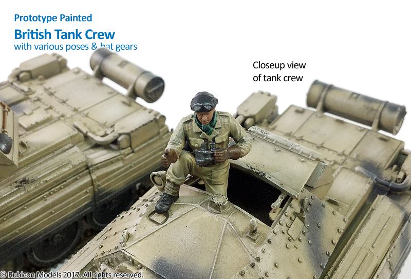 Tabletop Fix: Rubicon Models - British Tank Crew Preview