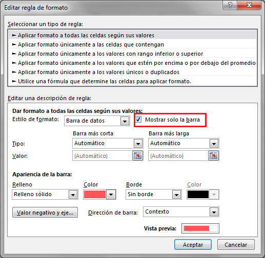 🎨 Como utilizar el Formato condicional con barras de datos en Excel ...