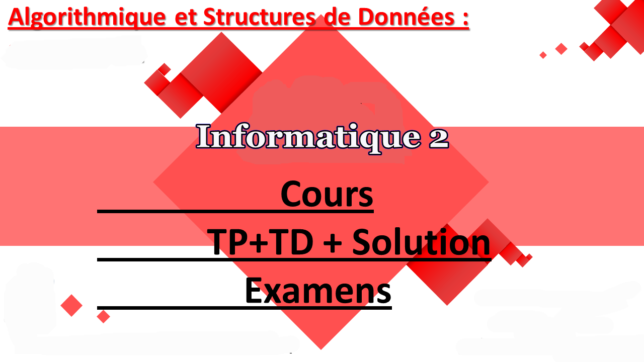 cours d'informatique s1 PDF Cours,Exercices ,Examens