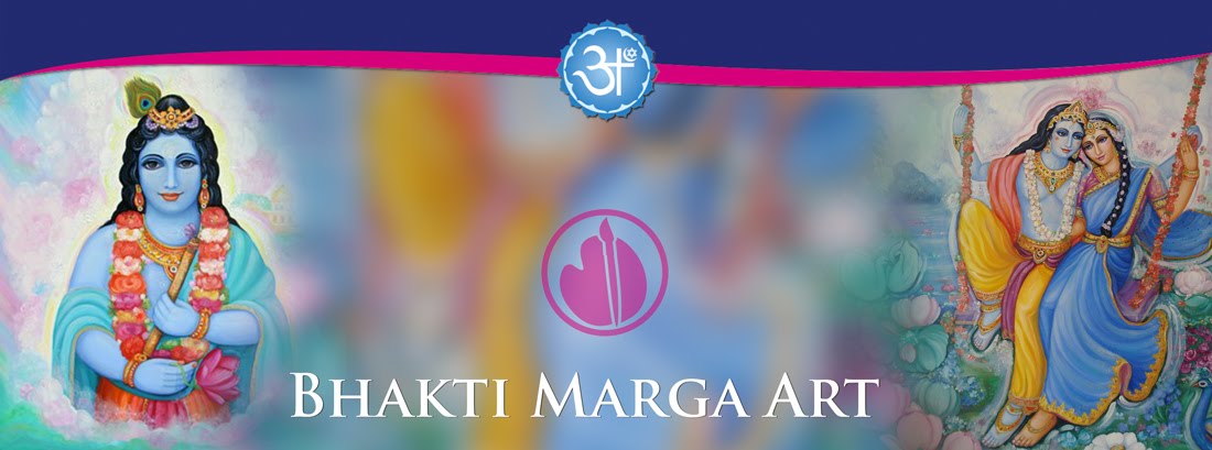Bhakti Marga Art: Painting of Mother of God-Icons