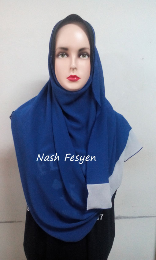 Nash Fesyen: Shawl Merah, Shawl Biru