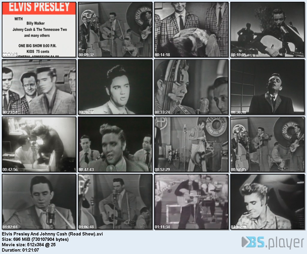 Con Alma de Blues: Elvis Presley and Johnny Cash - Road Show (2006) DVDRIP