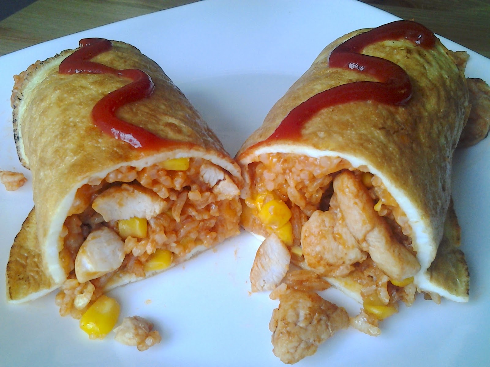 Winding Spiral Case: Recipe: Omurice