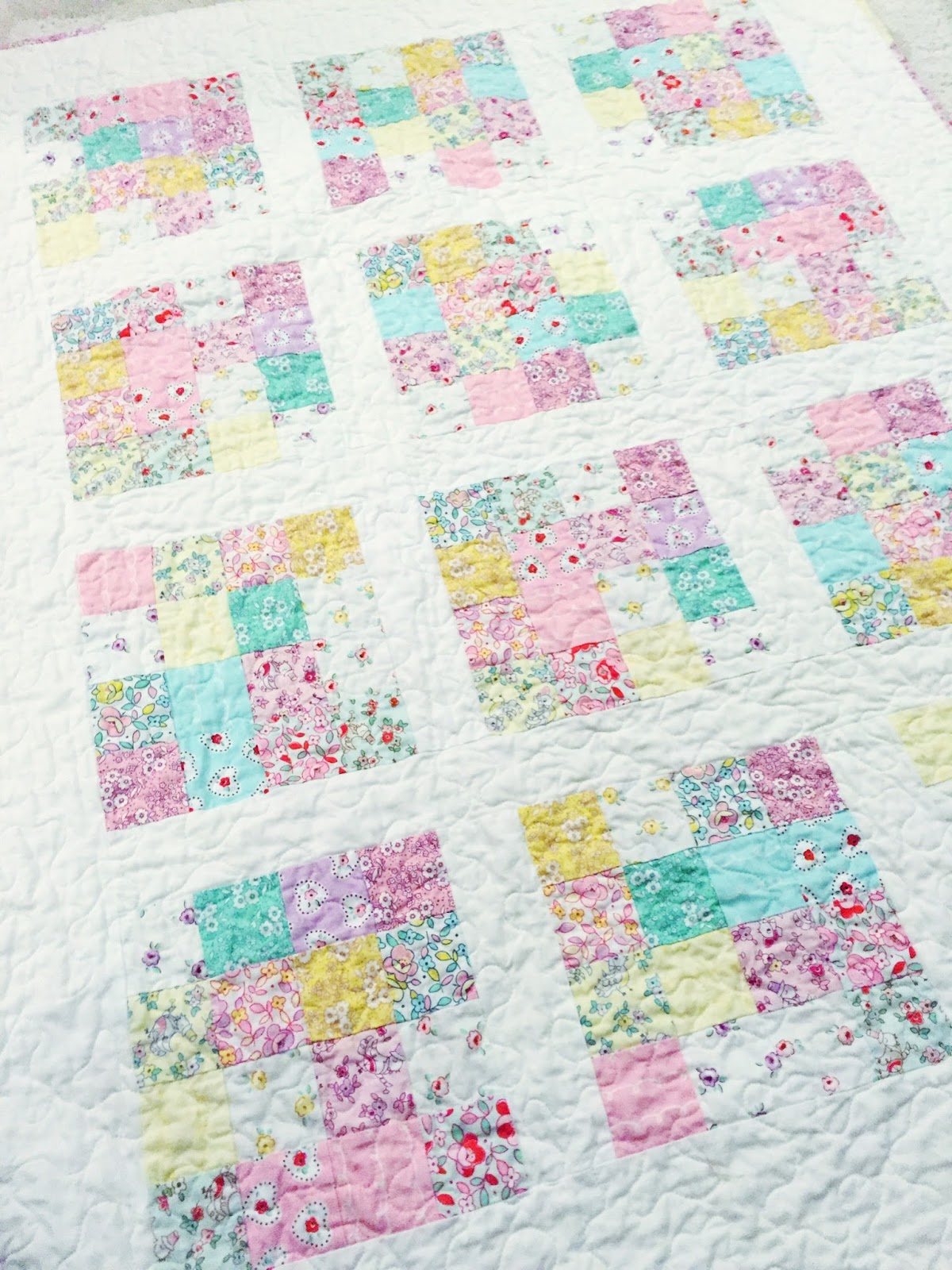 Quick 16-Patch Baby Quilt