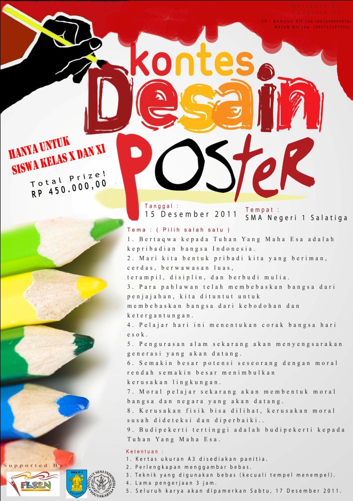 Lomba Poster, dengan Hadiah Superrr! ~ arsiteketek