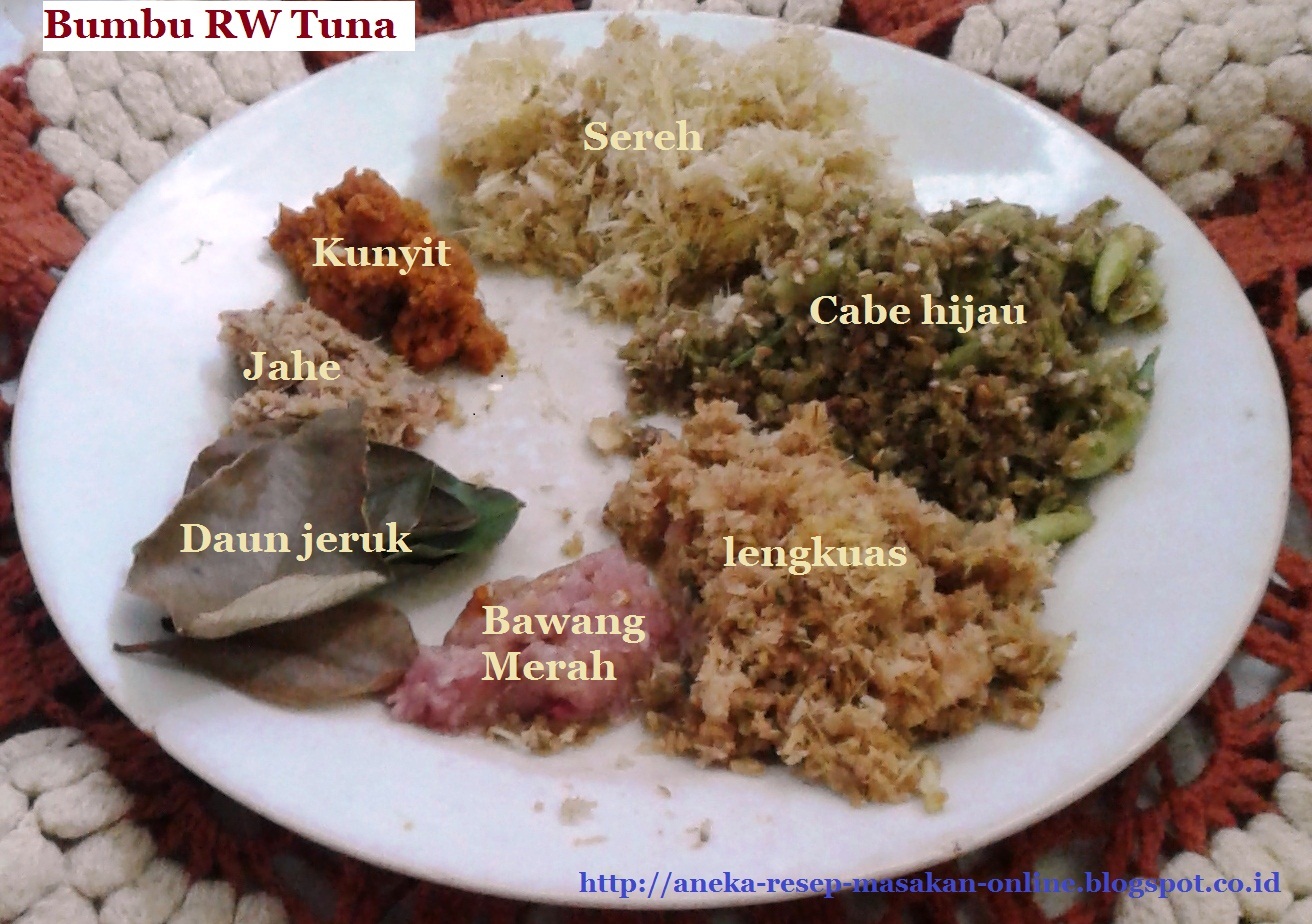 Resep Ikan Tuna Bumbu RW khas Manado - Resep caca