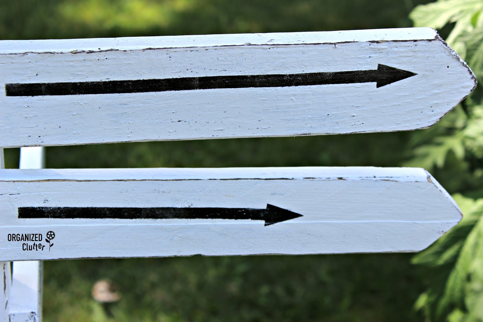 Flowers EVERYWHERE Directional Garden Sign - Organized Clutter