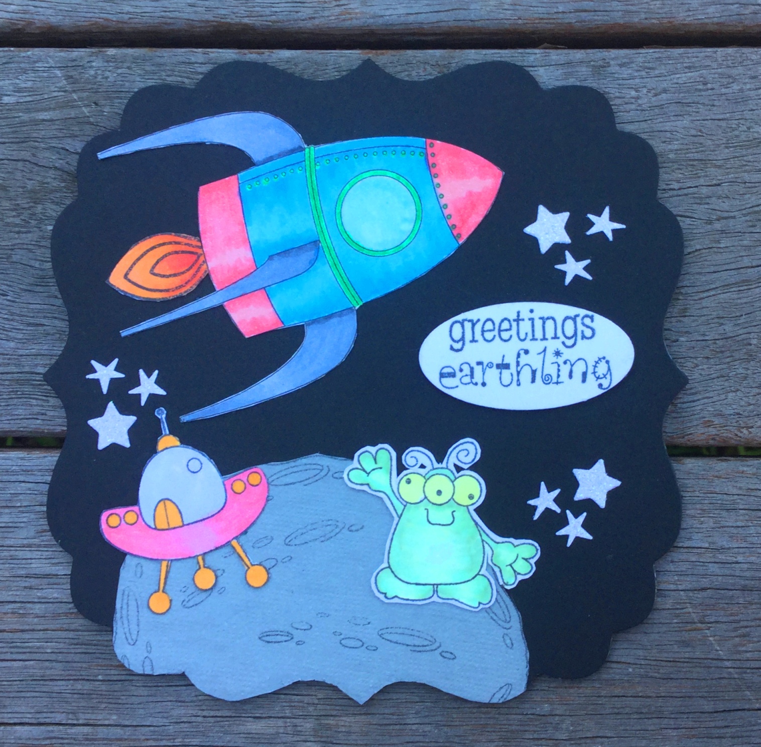 Sandy's Creations: Greetings Earthlings from Outer Space