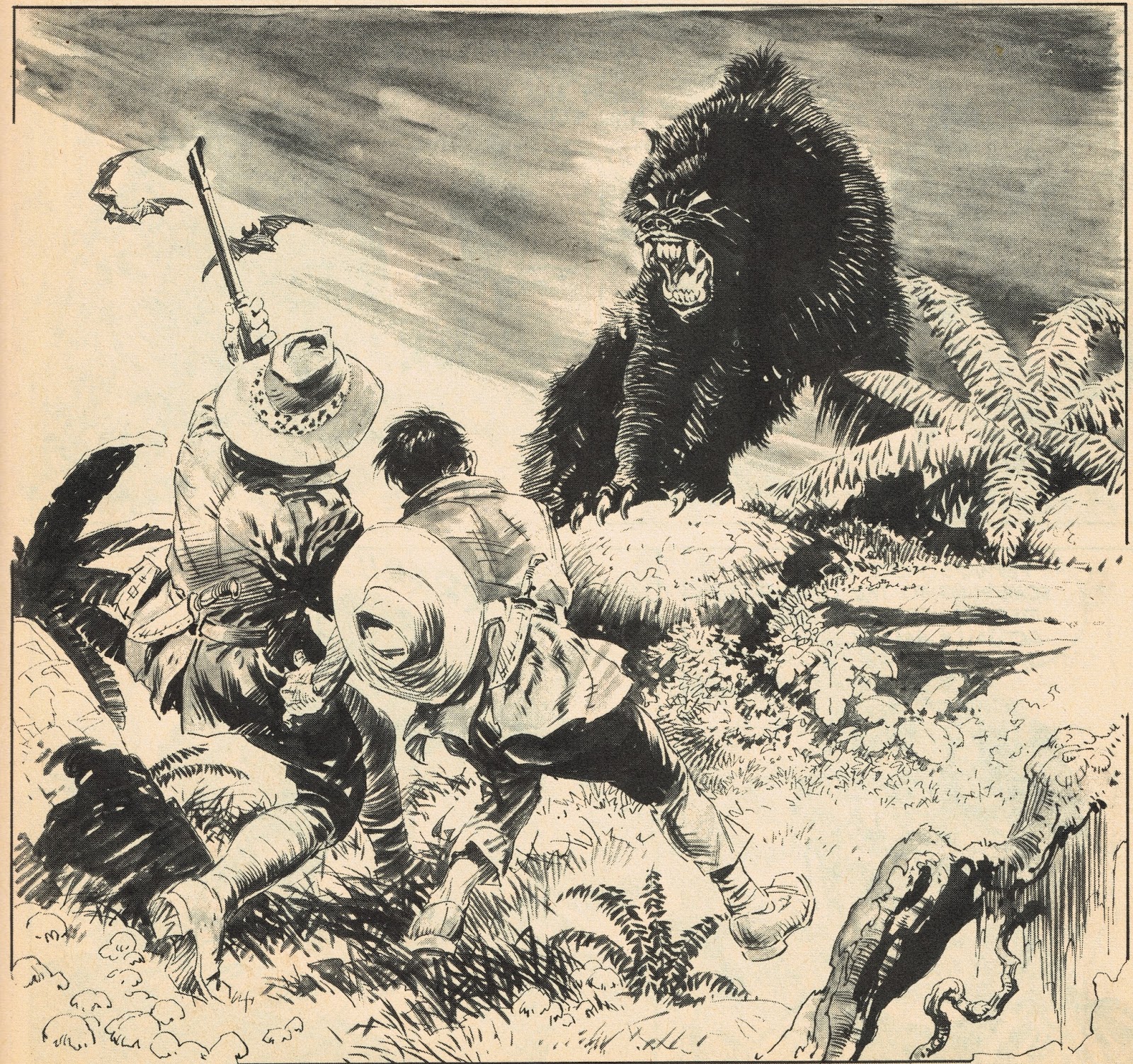 Cap'n's Comics: Werewolf! by Frank Frazetta