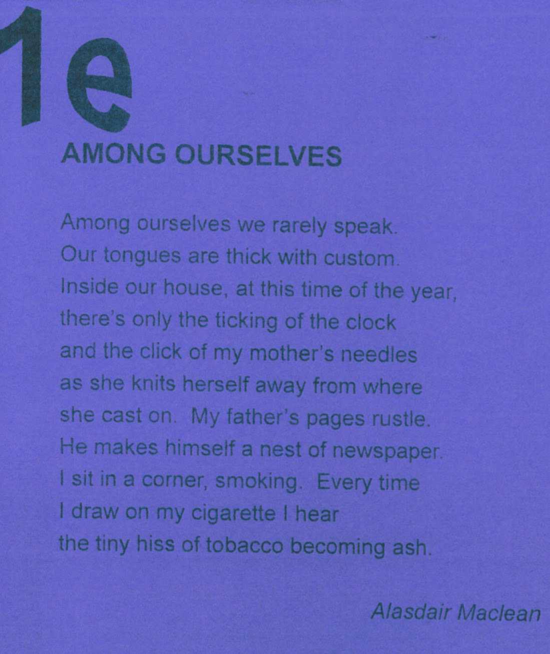 A Blog Full of Poems: Activity 1e- Draw a Picture Which Represents the ...