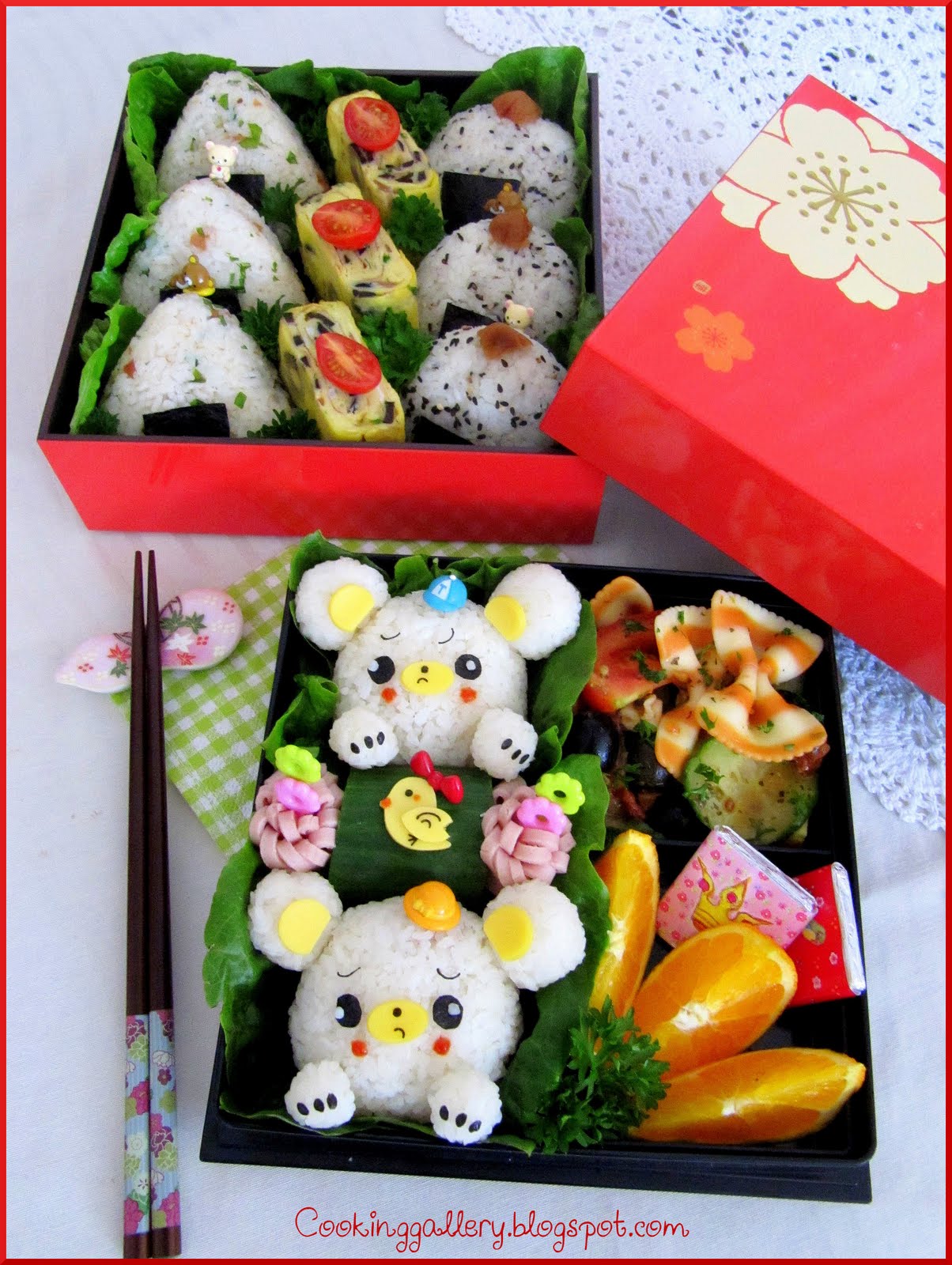 Two Hungry Bears Bento | Cooking Gallery