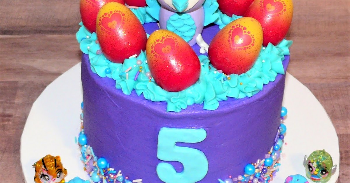 Katy's Kitchen: Hatchimals Cake