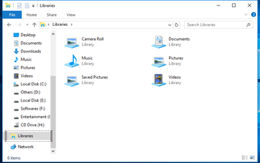 Logeshwaran.org: Show or enable hidden libraries in File Explorer of ...