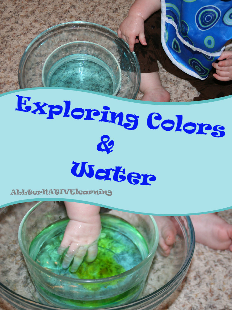 Water Learning for Kids and Babies - Exploring Temperature & Color
