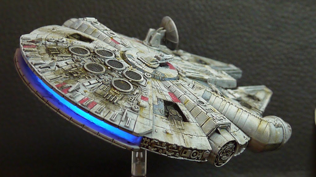 Rule 37 FR: X-Wing Showcase : Repaint du Faucon Millenium