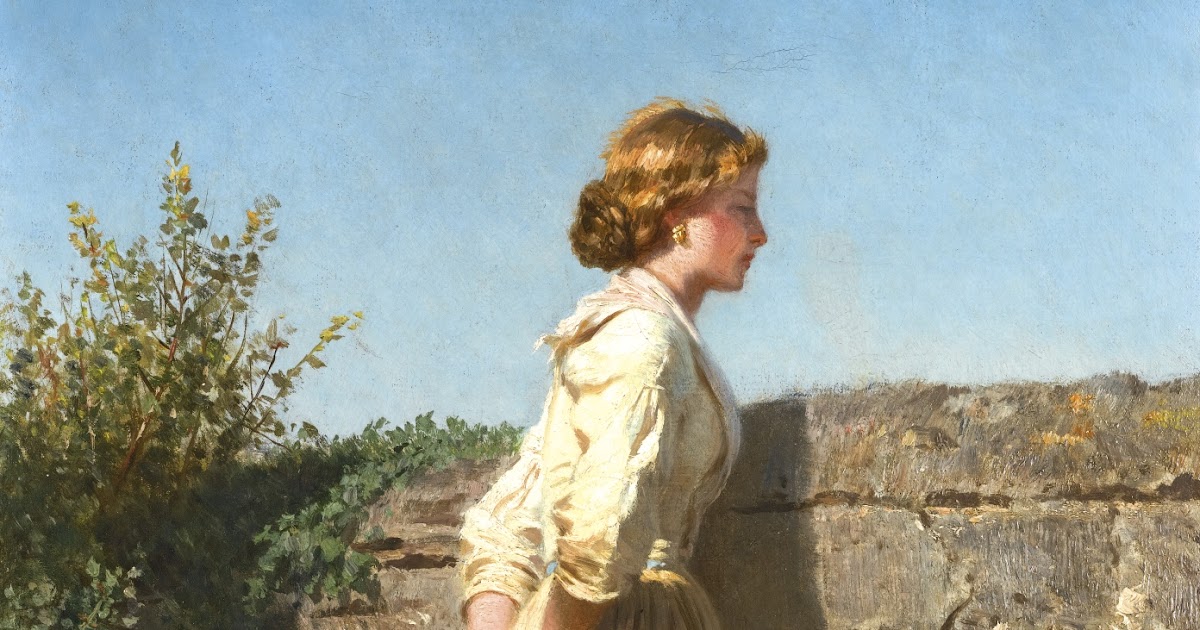 Vasto Gallery: Filippo Palizzi, “Oltre il muro”, 1865.