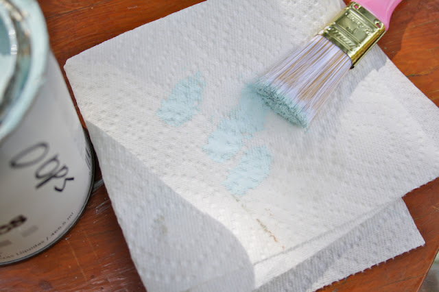 The Polka Dot Closet: How To Dry Brush Paint