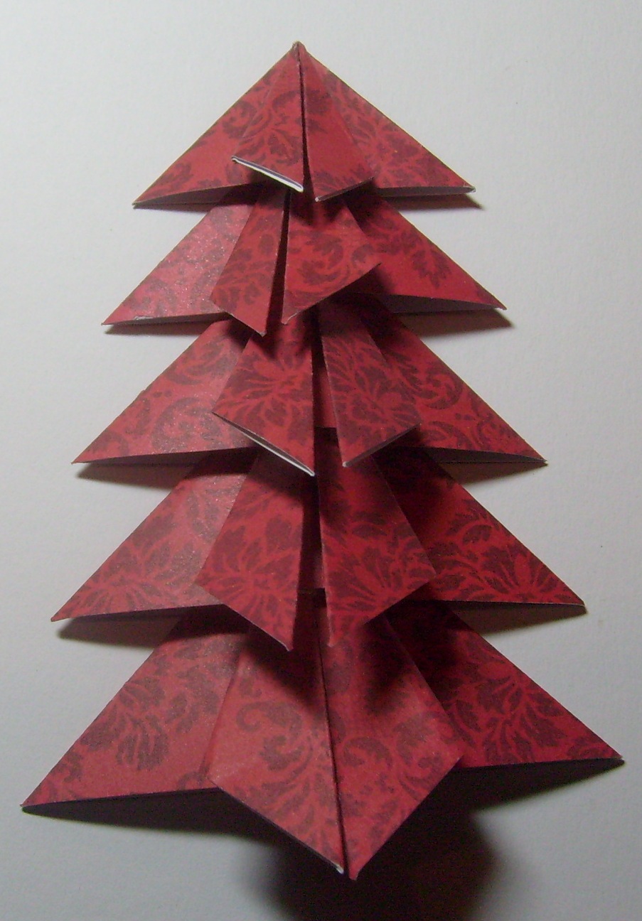 Night Owl Designs: Folded Christmas Tree Card Tutorial