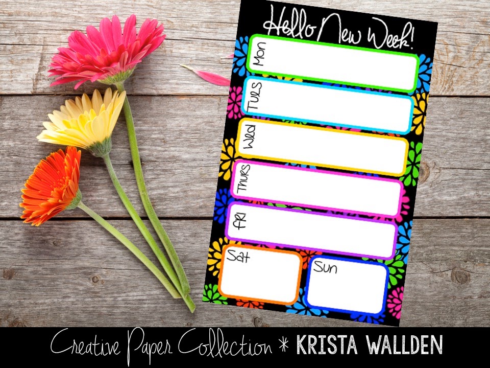 Blog Hoppin': Free Calendar and Creative Paper Collection Launch!