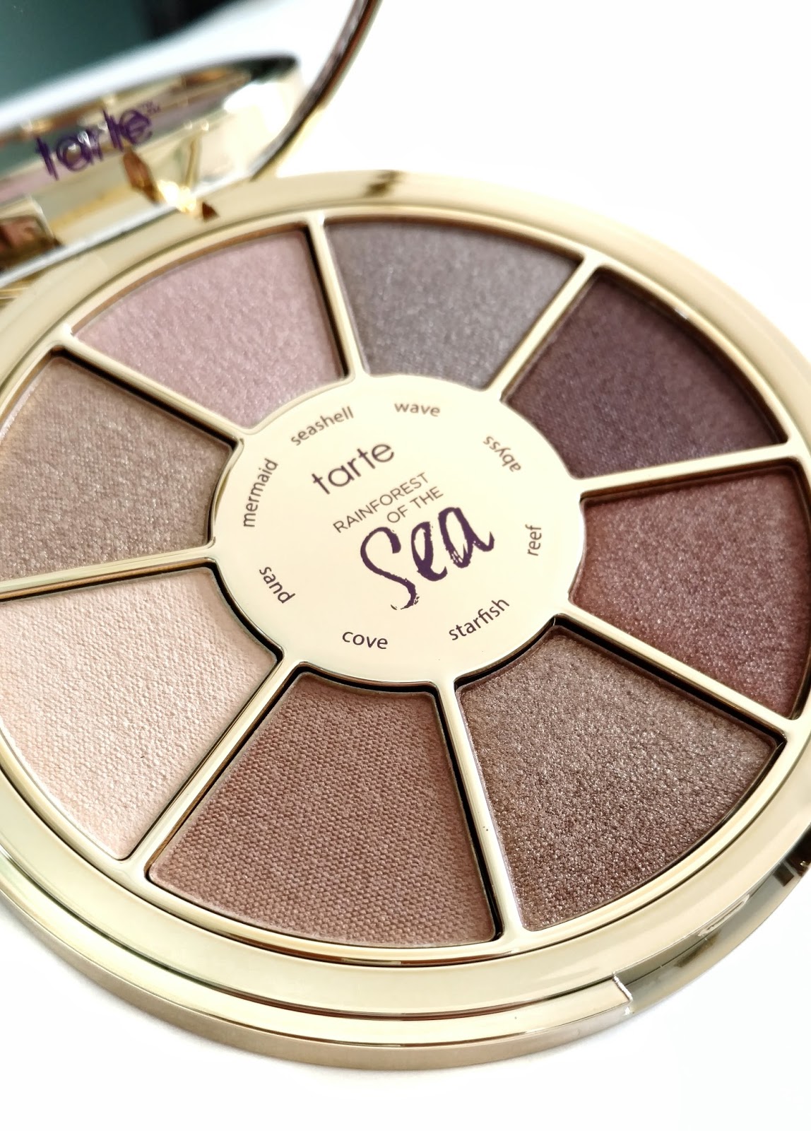 Tarte Rainforest of the Sea Eyeshadow Palette Review & Swatches | The ...