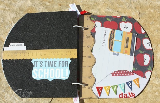 Scraps of Mine: My last Kiwi Project - Mini School Album