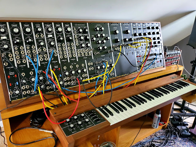 MATRIXSYNTH: Moog System 35 2016 Oak