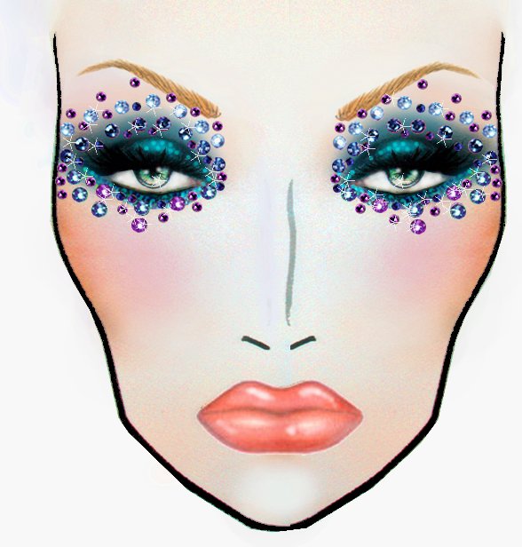 CharlieTredway Make-up Artistry: Other Face Chart looks I designed