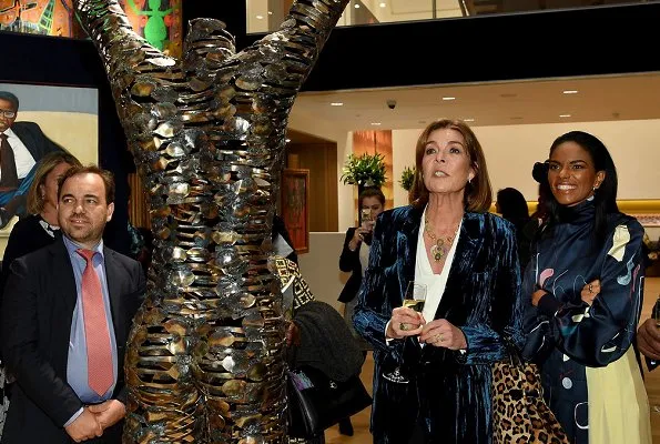 Princess Caroline attended the Malaika Foundation's charity event