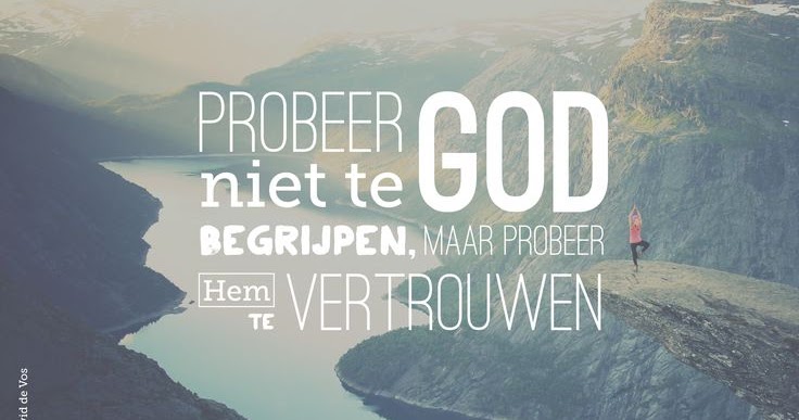 Leef je geloof: God is groter dan jij
