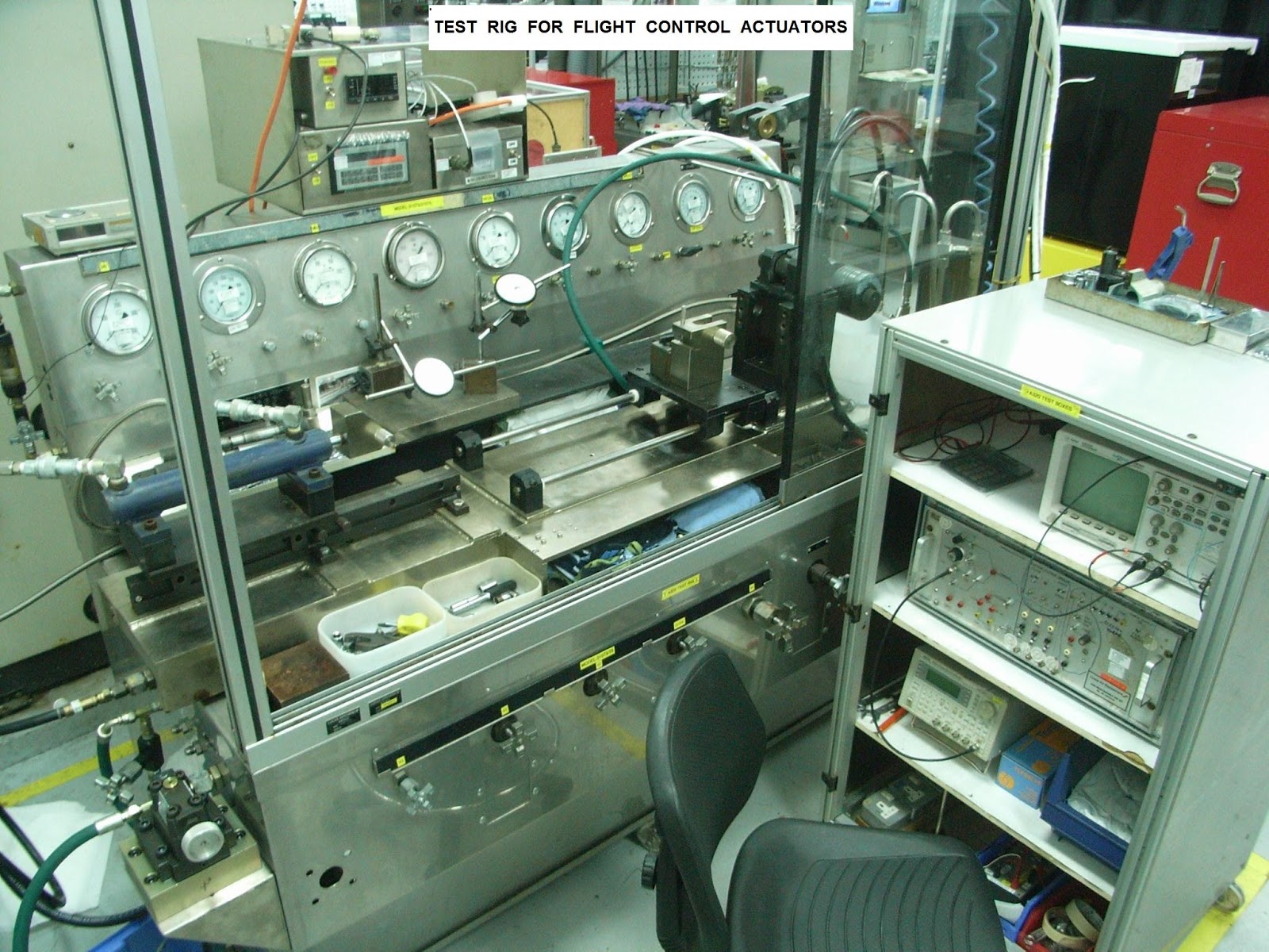 Admoreon Engineering: Test Rig for Flight Control Actuators