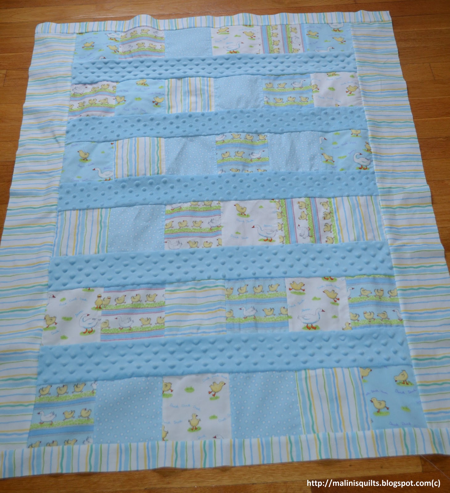 Duck Duck Goose Baby Quilt