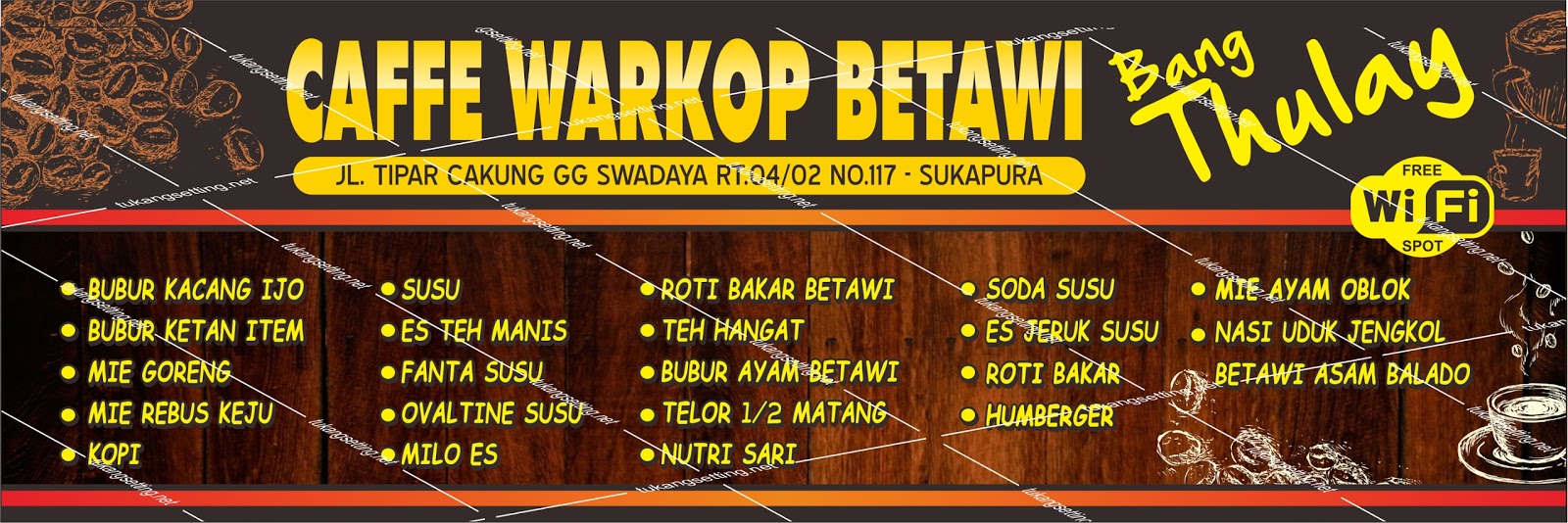 54 Desain Spanduk Cafe Inspirasi Istimewa