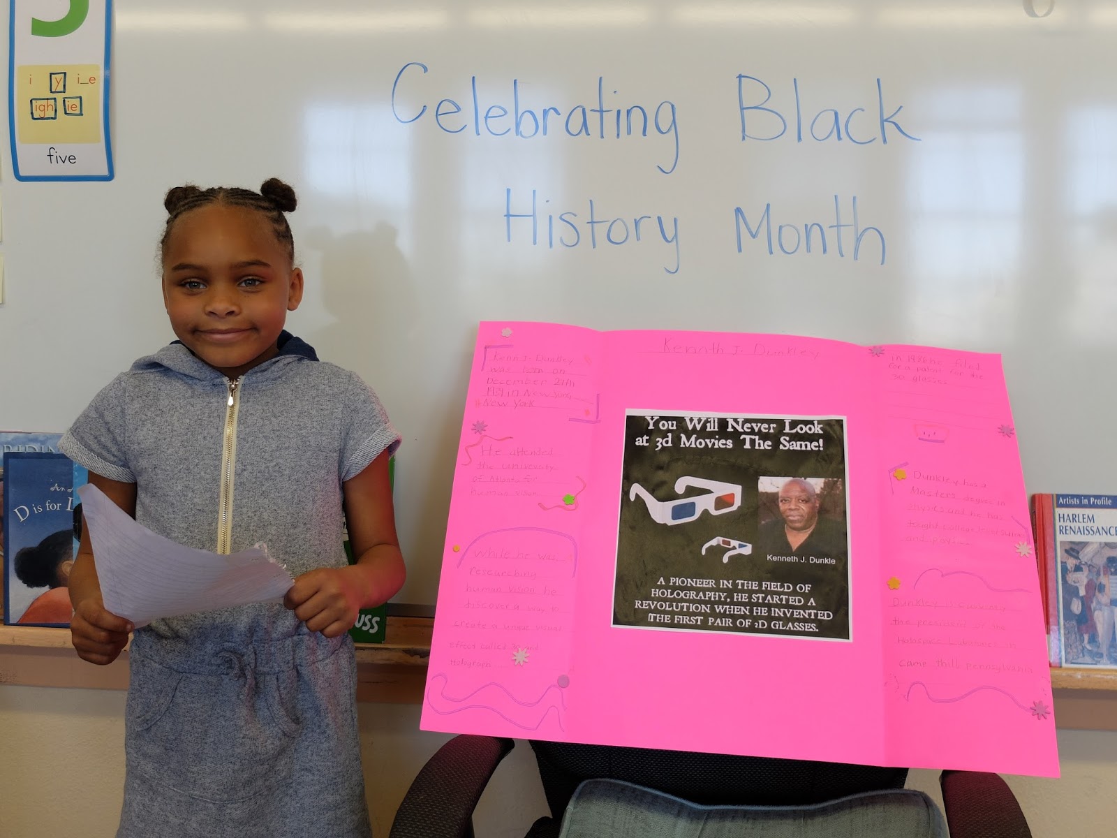 First Grade Adventurers: Black History Month Project Presentations!