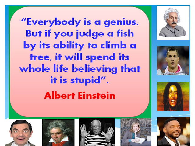 English With Life: Everybody is a genius.