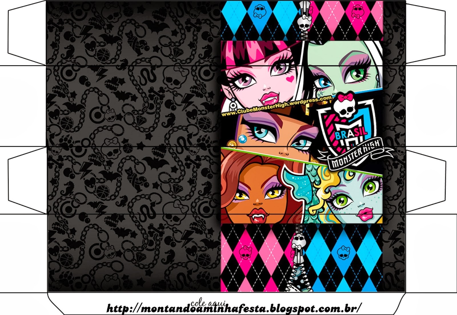 Monster High: Free Printable Boxes. - Oh My Fiesta! in english