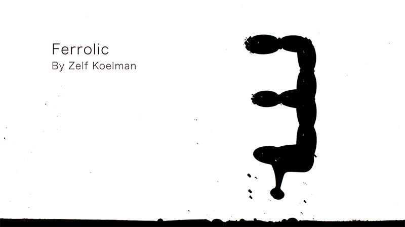 Hobbies y Gadgets: Ferrolic, un reloj compuesto de ferrofluidos