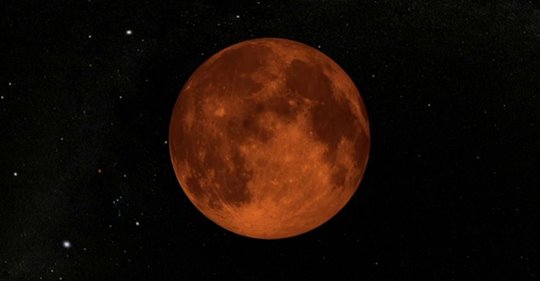 ¿Qué es una Luna roja?