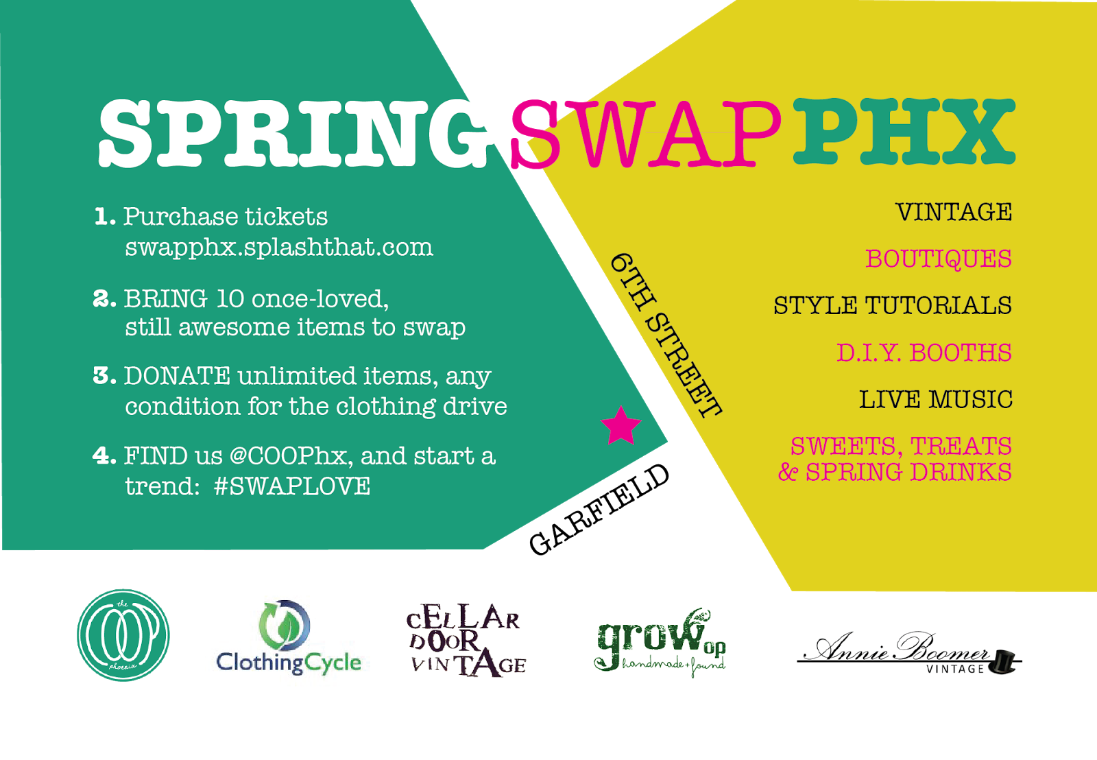 phoenix style collective: CO-OPhx Spring Swap // see you there?