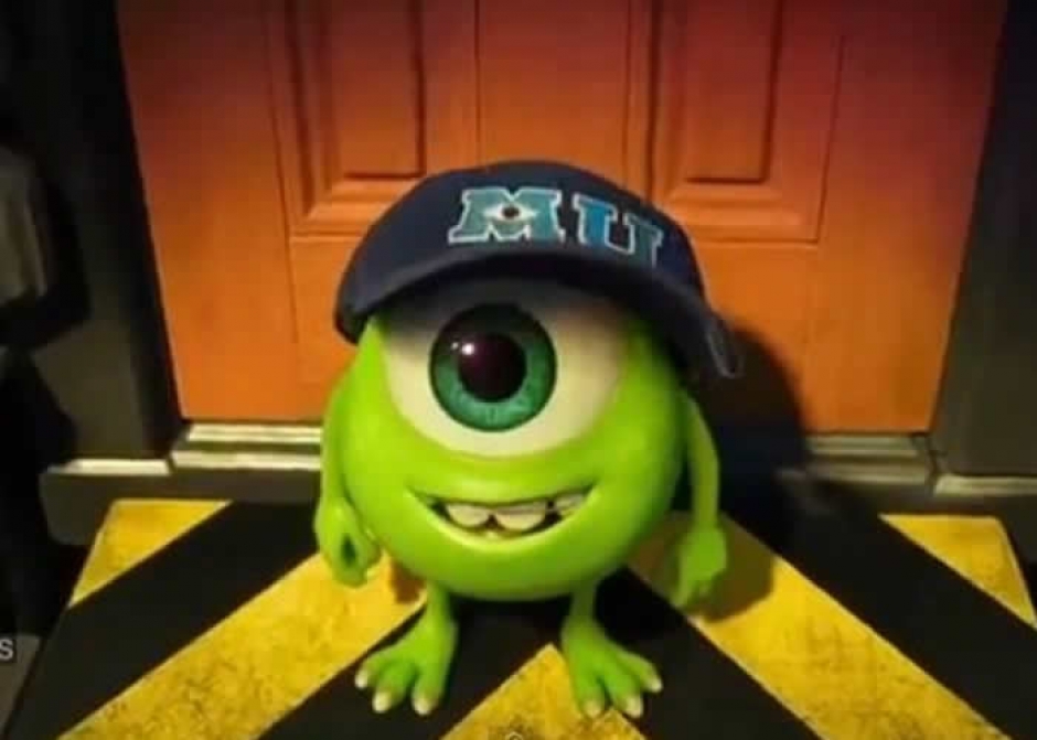 Mike Wazowski bebé. Imágenes animadas e invitaciones para imprimir ...