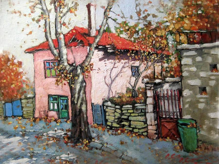 David Croitor, 1958 | Old street of Bucharest | Tutt'Art@ | Pittura ...