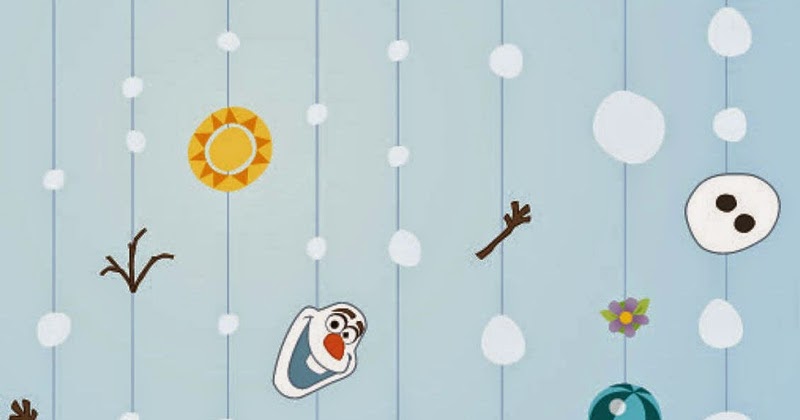 Frozen: Free Printable Olaf Wall Hanger. - Oh My Fiesta! in english