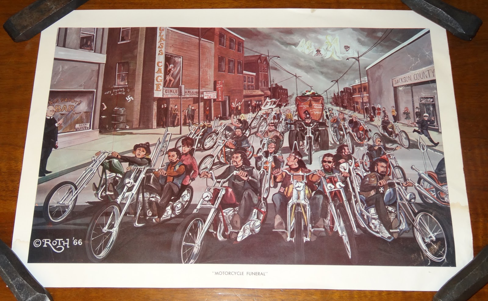 Nostalgia on Wheels: Original 1960's Dave Mann / Ed Roth Biker Print ...