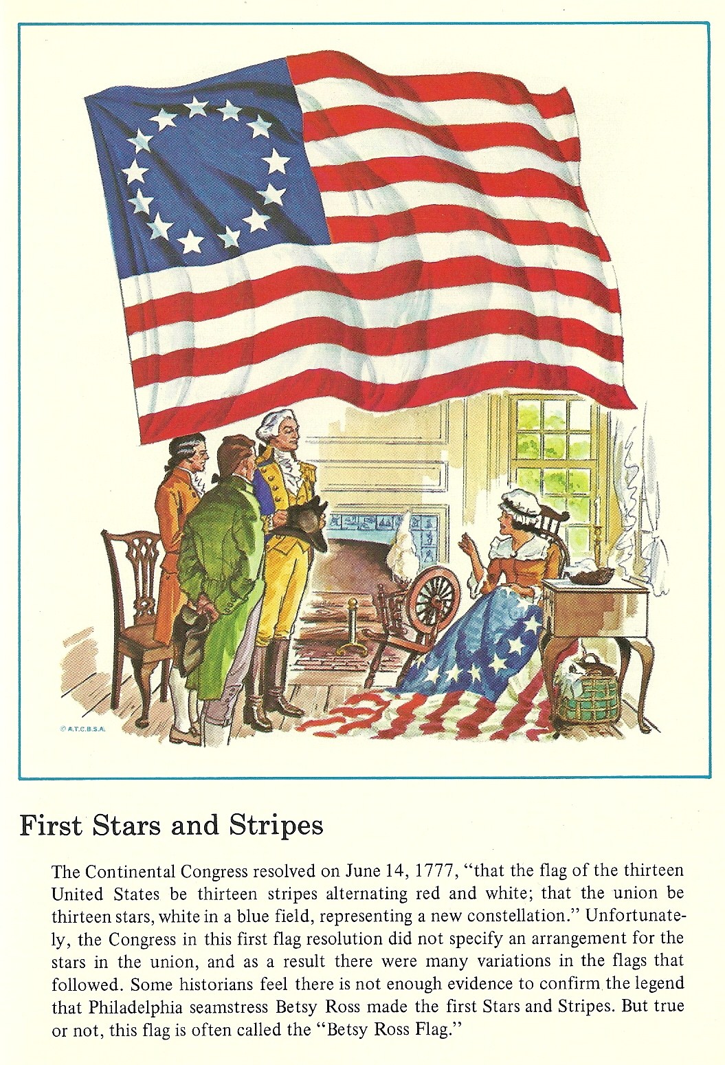 Rogers Park Retro: Flags of America: the Betsy Ross Flag