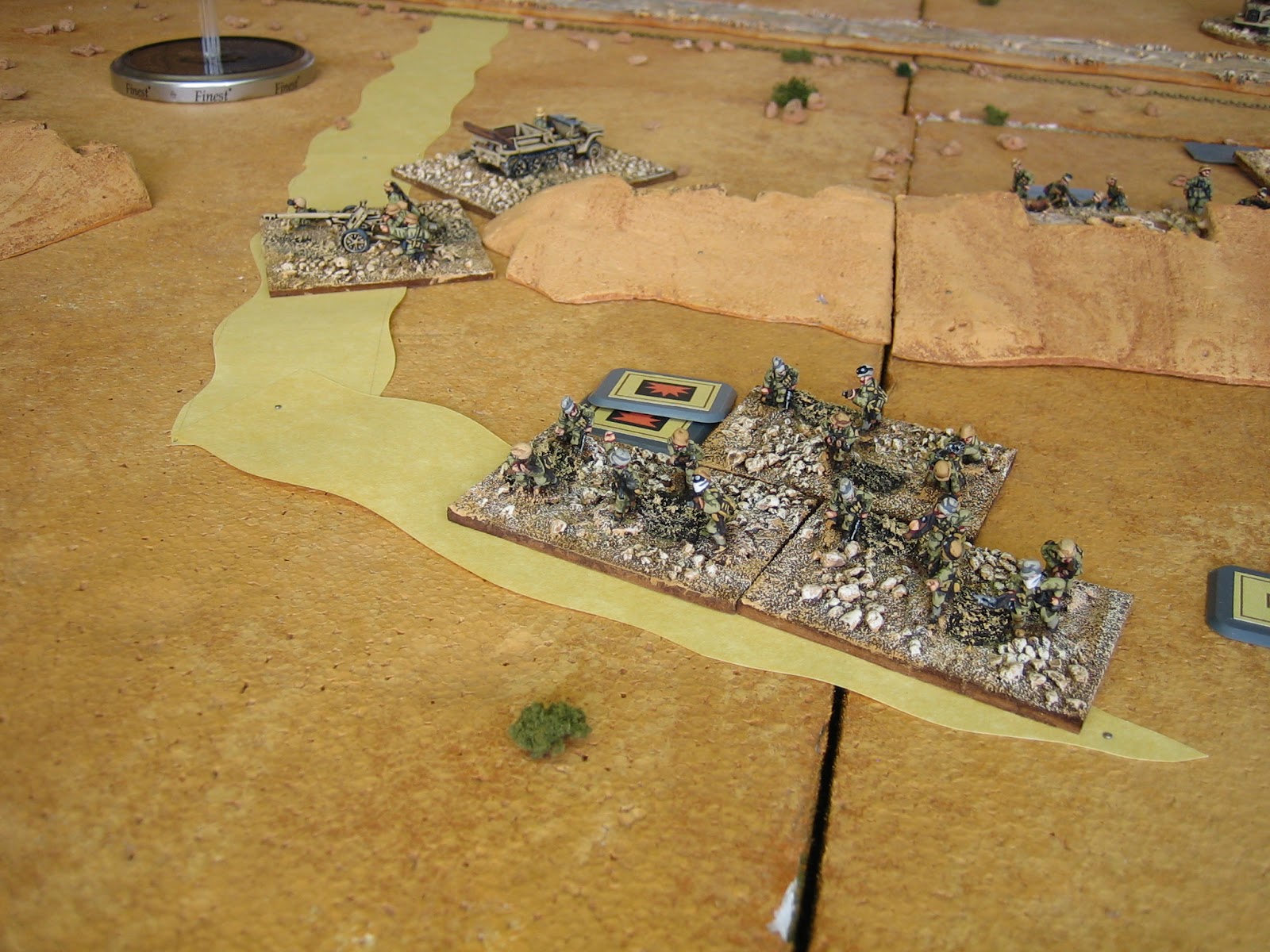 Olicanalad's Games: Desert wadis - practical wargame terrain