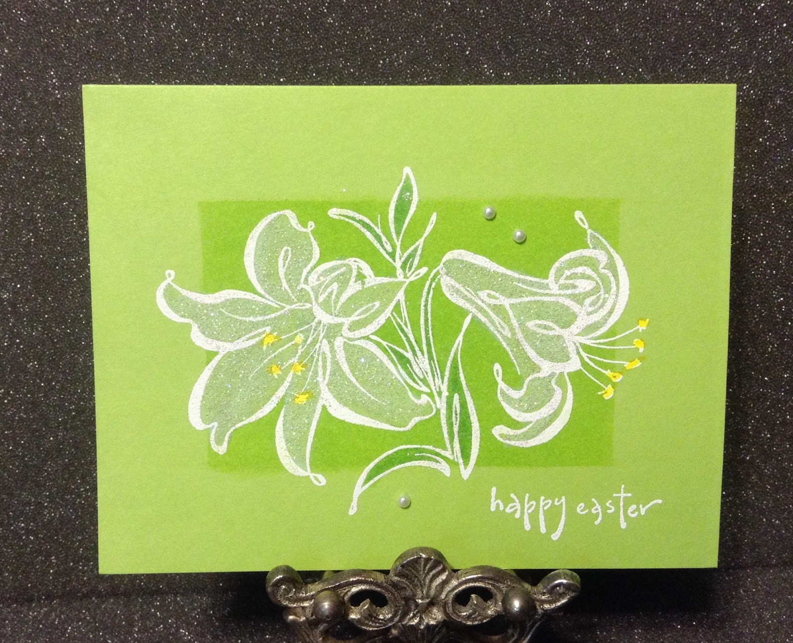 PaperArts Cafe: Easter Lily Card