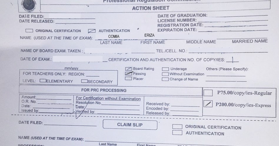processing requirements in applying overseas: Authentication of PRC ...