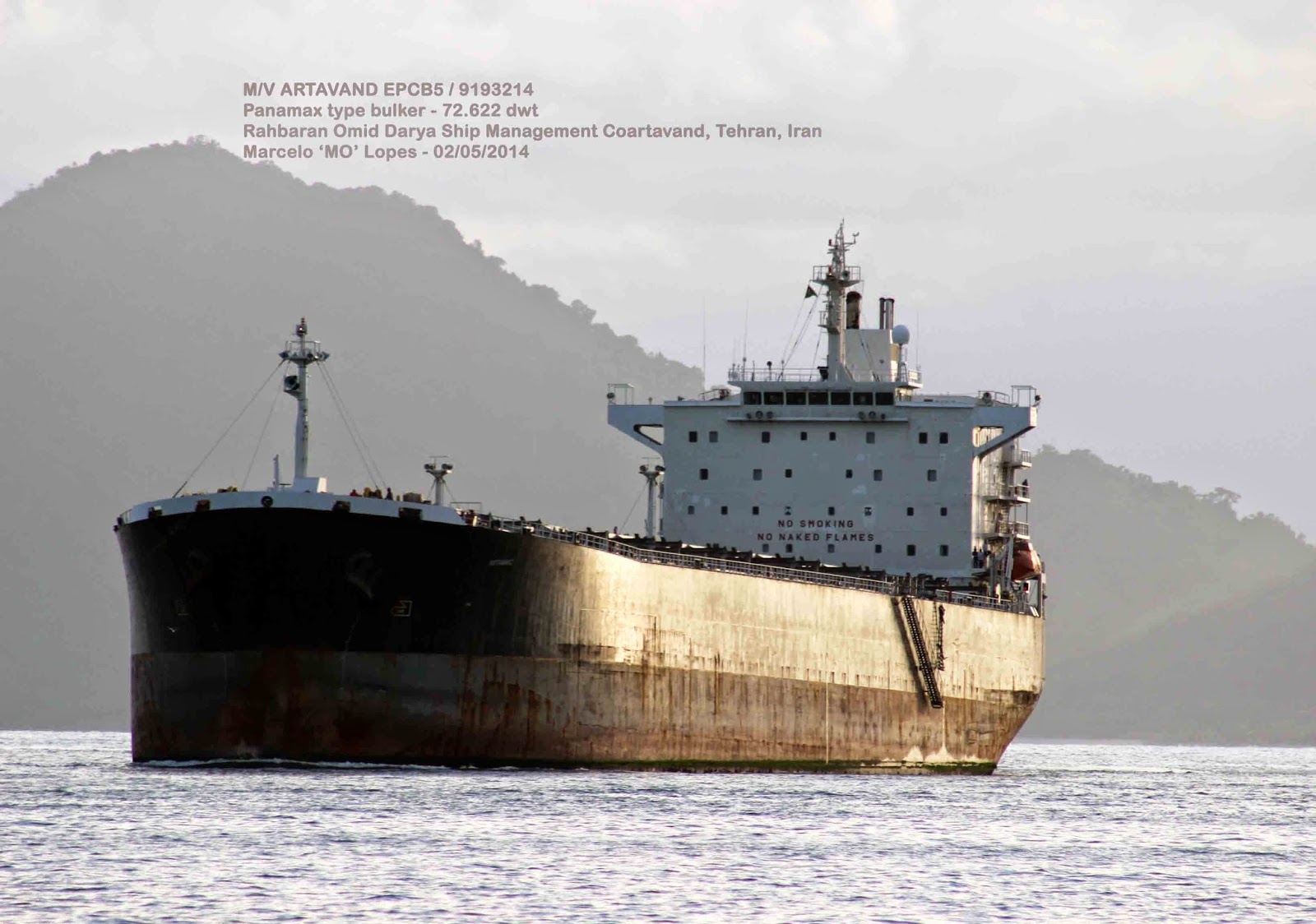 Santos Shiplovers: M/V Artavand / EPCB5 - Após muitos anos um navio de ...