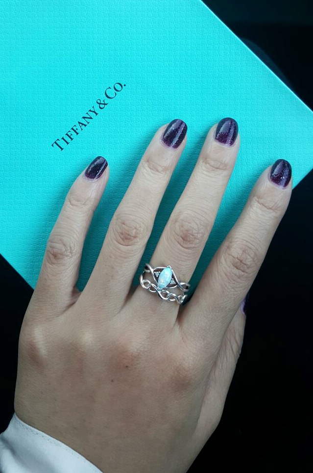 Tiffany & Co Infinity Narrow Band Ring — Raincouver Beauty