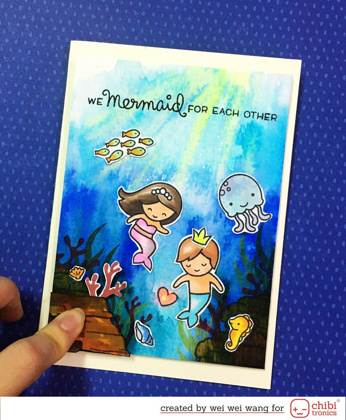 Wei Wei's Crafting Garden: Light-Up Cards with Chibitronics LED Circuit ...